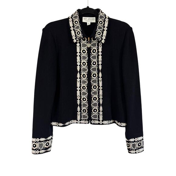 St. John | Jackets & Coats | Vintage St John Collection Satana Knit ...